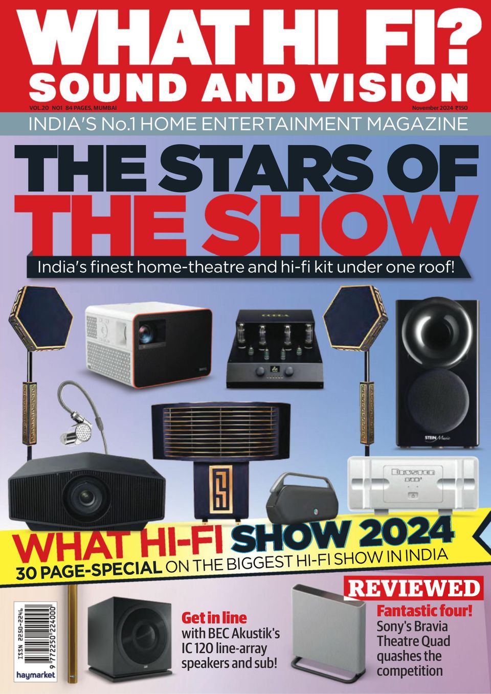 Get digital access to What Hi-Fi Sound and Vision India - November 2024 issue | Magzter.com